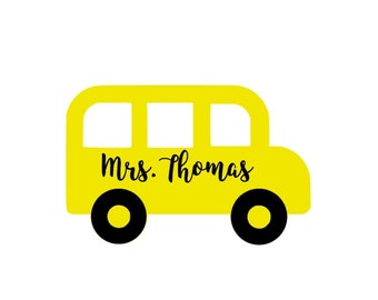 School bus decal | Etsy