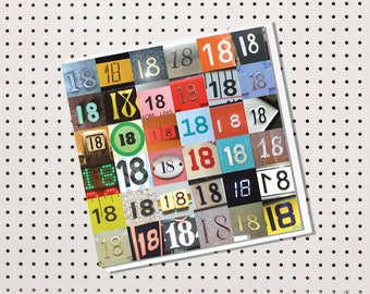 18th anniversary | Etsy