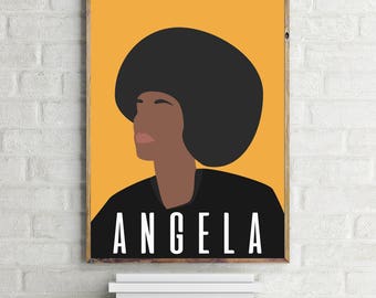 Angela davis | Etsy