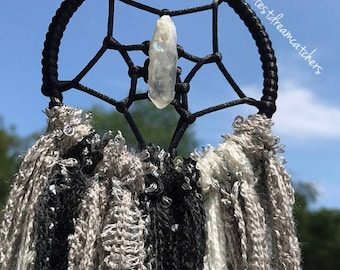 Crystal dreamcatcher | Etsy