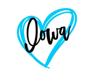 Iowa state svg | Etsy