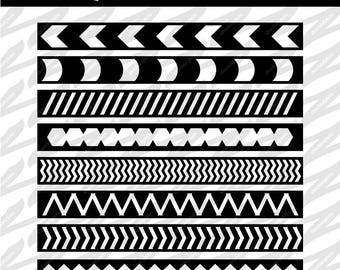 Chevron border | Etsy