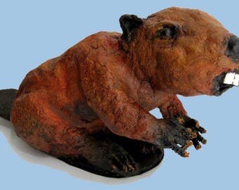 Beaver sculpture | Etsy