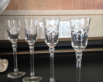 Cordial glasses | Etsy