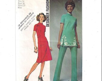 Simplicity 7852 Pattern for Easy to Sew Misses' Loose