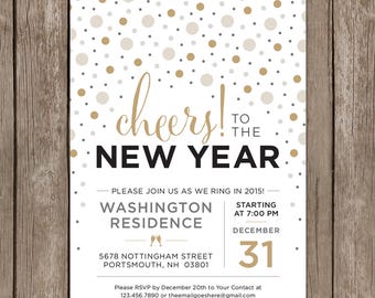 Printable New Year's Eve Taboo Game Cards Instant