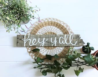 Hey yall sign | Etsy
