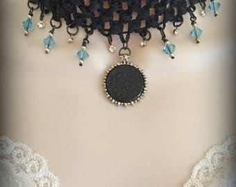 Steampunk choker | Etsy