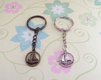 Boat keychain | Etsy