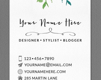 Elegant Name Business Card / Calling Card / Mommy Card