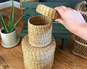 Woven baskets | Etsy