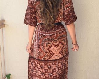 Boho maxi dress | Etsy