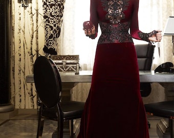 Red queen costume | Etsy