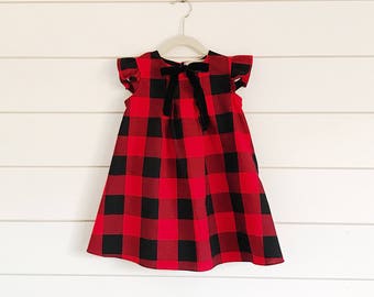 Red baby dress | Etsy