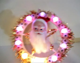 Santa tree topper | Etsy