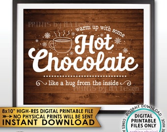 Hot chocolate sign | Etsy