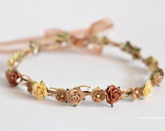 Rustic wedding crown | Etsy