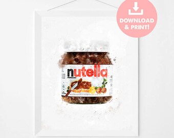 Nutella print | Etsy