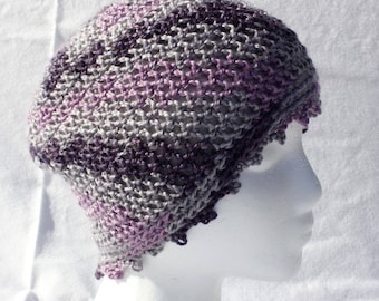 Purple crochet hat | Etsy