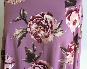 Floral knit fabric | Etsy