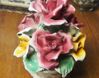 Capodimonte vase | Etsy