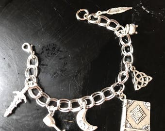 Witch charm bracelet | Etsy