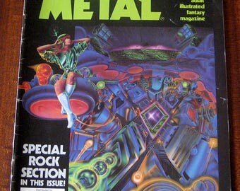 Heavy metal magazine | Etsy
