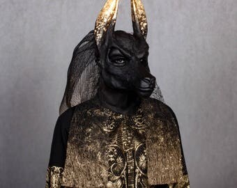 Anubis mask | Etsy