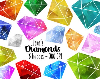 Diamond clipart | Etsy