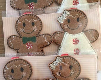 Sweet Felt Gingerbread Couple Gingerbread Family Our First