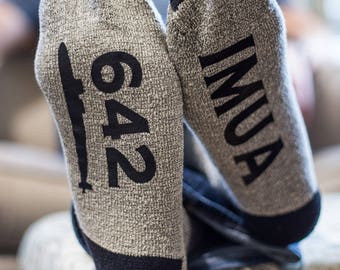 Socks with sayings | Etsy