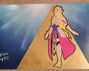 Zelda stencil | Etsy