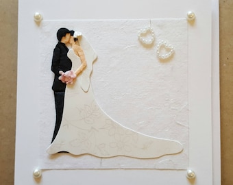 Pearl wedding card | Etsy
