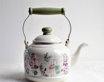 Enamel teapot | Etsy