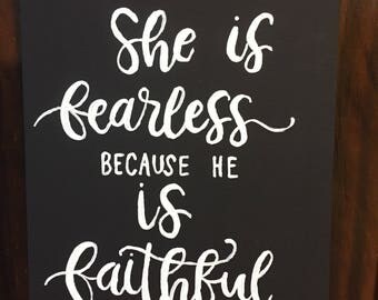 Fearless faithful | Etsy