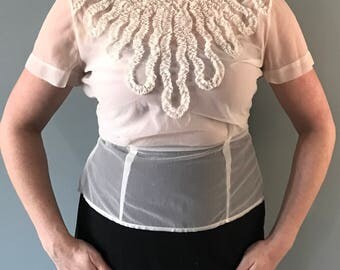 Back button blouse | Etsy