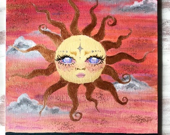 Sun paintings | Etsy