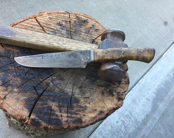 Hand forged knife | Etsy