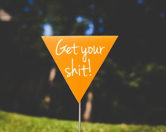 Dog poop flag | Etsy