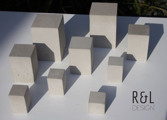 Concrete block Display Stand