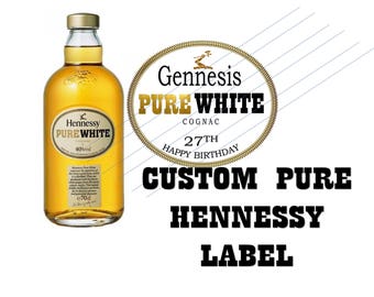 Hennessy label | Etsy