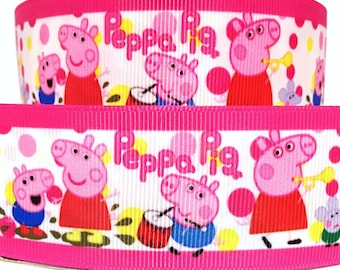Peppa pig ribbon | Etsy