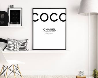 Coco chanel poster | Etsy