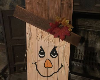 Wood scarecrow | Etsy