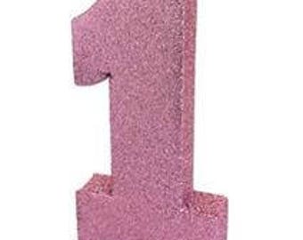 Glitter table number | Etsy