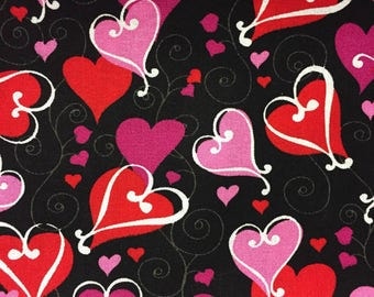 Valentines fabric | Etsy