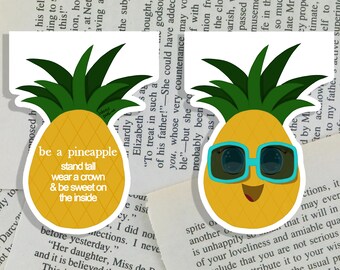 Pineapple bookmark | Etsy