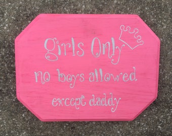 Little girls sign | Etsy