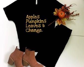 Fall t shirt | Etsy