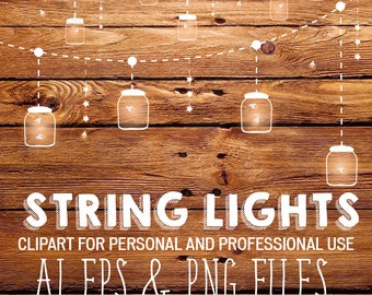 Mason jars clipart | Etsy